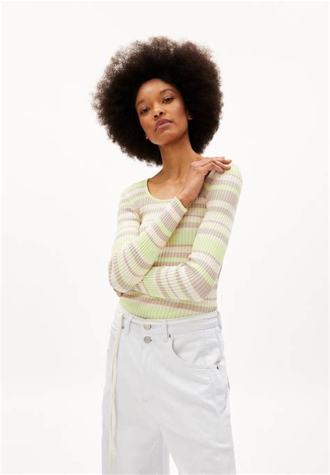 Armedangels Alaania Crew Strickpullover Light Lime Light Desert