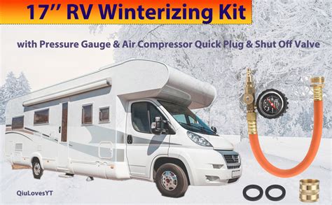 Brass Rv Winterizing Kit 17 Sprinkler Winterization Kit With Pressure Gauge And Air