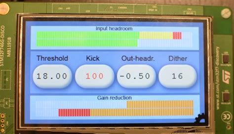 Stm32f7 Discovery As Aes3 Limiter Gui