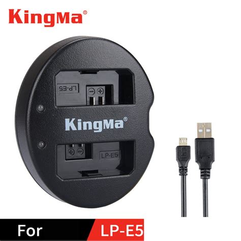 แท่นชาร์จแบต2ก้อน ยี่ห้อkingma สำหรับแบตเตอรี่ Canon Lp E5 Shopee