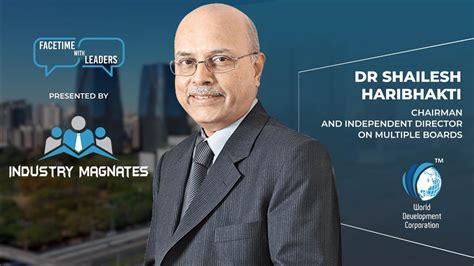 Esteemed Industry Magnates Interview With Dr Shailesh Haribhakti