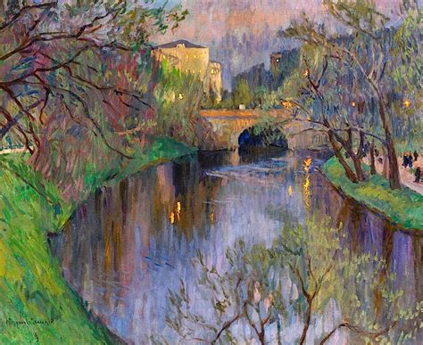Solve Nikolay Bogdanov Belsky Russian 1868 1945 Twilight In Riga