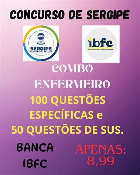 PDF de Questões de Enfermagem e SUS Banca IBFC Banco de Quest