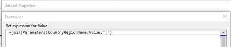 Ssrs Multi Value Parameter Using Dax Bens Blog