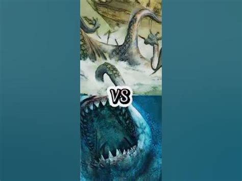 Kraken Vs Megalodont Rex Youtube