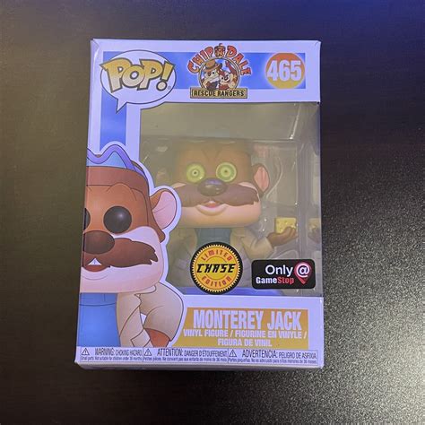 Funko Pop Chip And Dale Rescue Rangers Monterey Jack 465 Gamestop Ex