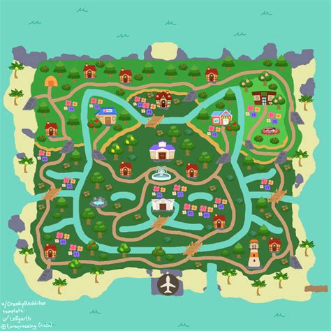 Acnh Map Template