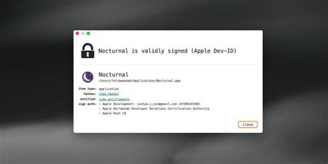 How To Check If An App Is Signed On MacOS