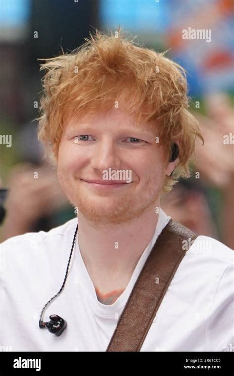 New York Ny Usa 6th June 2023 Ed Sheeran On Stage For Nbc Today