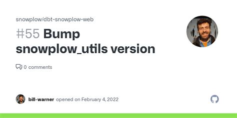 bump snowplow utils version · issue 55 · snowplow dbt snowplow web