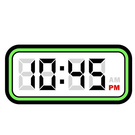 Digital Clock Time At 10 45 Pm Digital Clock 12 Hour Format 32048503 Png