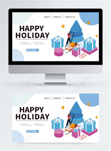 아이소 메트릭 해피 홀리데이 드레스 크리스마스 트리 크리 에이 티브 배너 이미지 사진 465549492 무료 다운로드