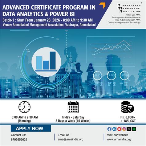 Advanced Certificate Program In Data Analytics And Power Bi Ahmedabad