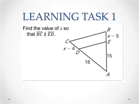 Proportionality Theorempptx Sailing Sports