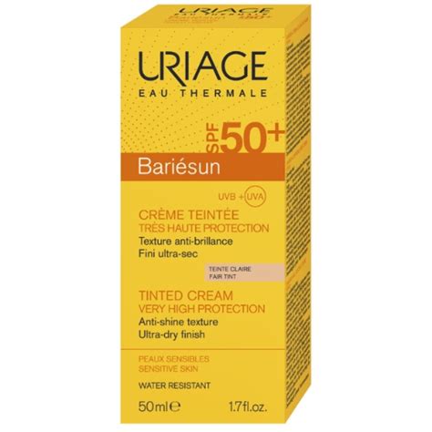 Crème solaire teintée claire bariesun SPF URIAGE le tube de mL à Prix Carrefour