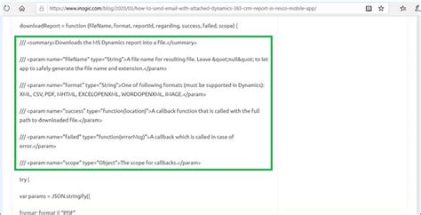 How To Send Email With Attached Dynamics 365 Crm Report In Resco Mobile