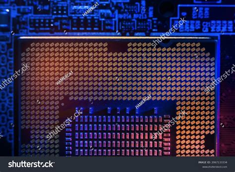 Closeup Modern New Generation Microchip Based Stock Photo Shutterstock