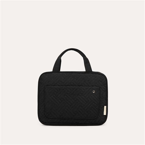 Bonchemin Space Saver Short Trip Toiletry Bag In Black For Travel Bagsmart