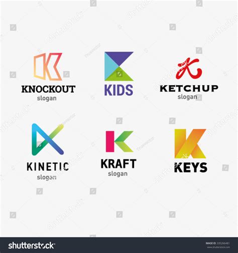 Set Letter Logo Design Template Elements Stock Vector Royalty Free Shutterstock