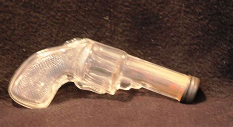 Vintage Glass Gun Candy Container