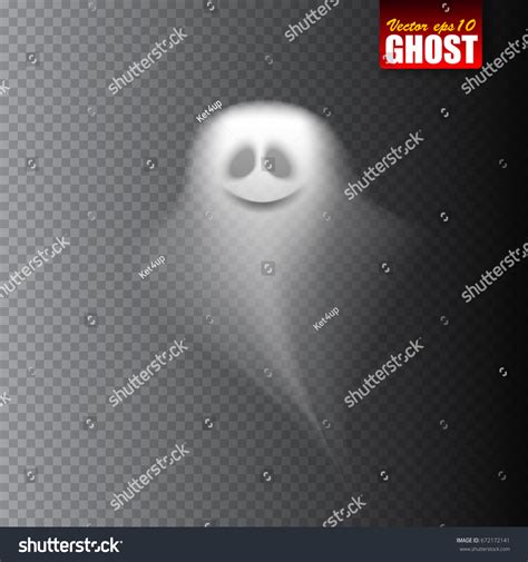 Ghost Isolated On Transparent Background Vector Stock Vector Royalty Free Shutterstock