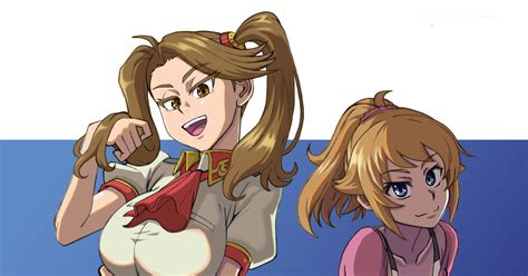ガンダムビルドファイターズトライ フミナとギャン子 三成三のイラスト Pixiv
