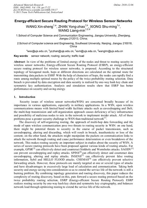 Energy Efficient Secure Routing Protocol For Wireless Sensor Networks
