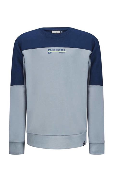 Retour Jeans Sweater Gote Grijsdonkerblauw