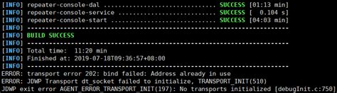 Transport Error 202 Bind Failed Address Already In Use · Issue 3 · Alibabajvm Sandbox