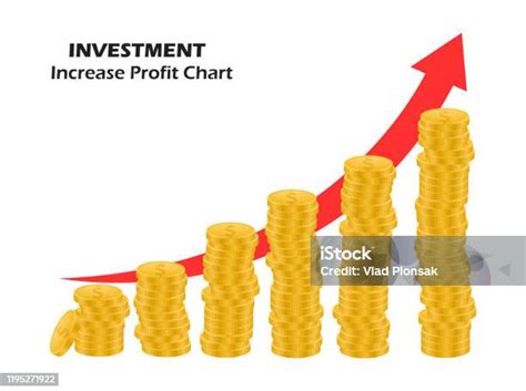 투자 이익 그래프를 늘립니다 수익 성장 및 예산 자본 증가 개념에 대한 스톡 벡터 아트 및 기타 이미지 개념 개발 계획 Istock