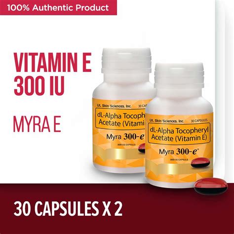 Myra E 300 I U 30s Bottle 2 Bottles Shopee Philippines