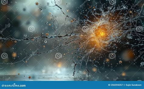 Exploring The Intricate World Of Neurons Through A Conceptual Science And Medicine X Ray Lens