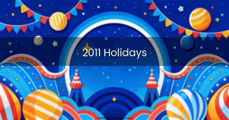June 2011 Holidays