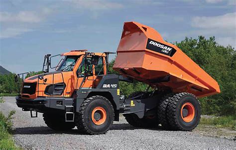 Новый шарнирно-сочлененный самосвал от Doosan