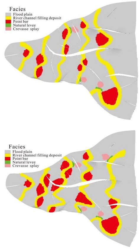 Sedimentary Facies Model Map Of Ed3ii 8 Sublayer In The