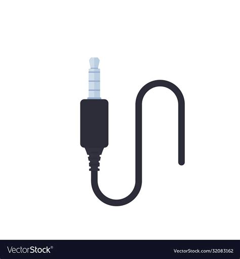 Audio Cable Jack Connector Vector Image On Vectorstock Artofit