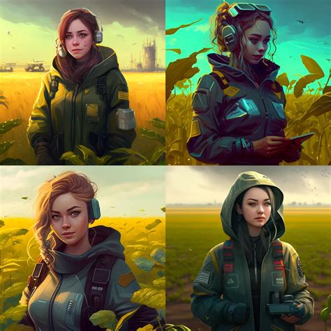 Prompt Agronomist In Soybean Field Cute Cyberpunk Download Script For Ai Prompti Ai
