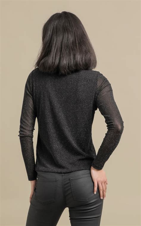 Mesh Lurex Ls Top Pagani