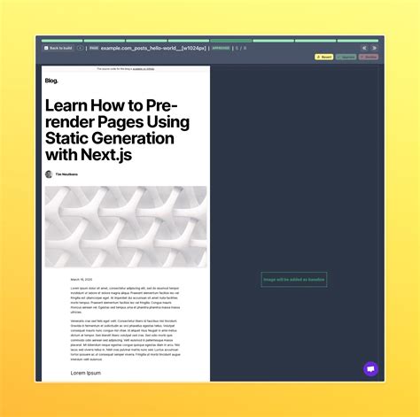 Lost Pixel Blog How To Add Visual Regression Tests To Nextjs Project