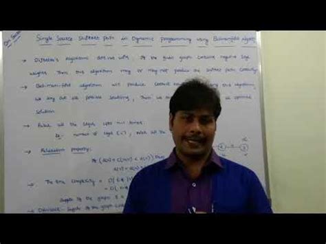 PART 1 BELLMANFORD ALGORITHM SINGLE SOURCE SHORTEST PATH PROBLEM