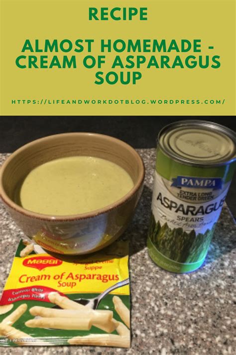 Almost Homemade Cream Of Asparagus Soup