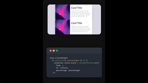 Stacking Cards On Scroll Html Css Javascript Projectideas Youtube