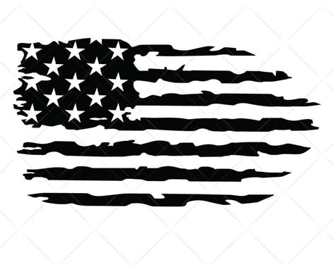 Old American Flag Svg