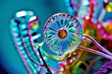 Microscopy Art Creating Artworks That Utilize Microscopic Image Stock Illustration