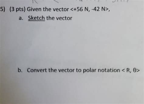 Solved 3 Pts Given The Vector A Sketch The Chegg