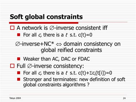 ppt local consistency in soft constraint networks powerpoint