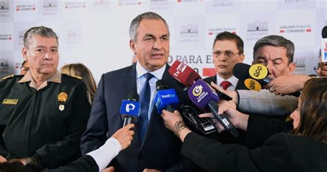 Post Congreso Censura Al Ministro Del Interior Vicente Romero