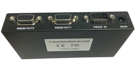 2 4 8 Port Rs232 Splitter Db9 Switcher For Pc Rs 232c Serial Port