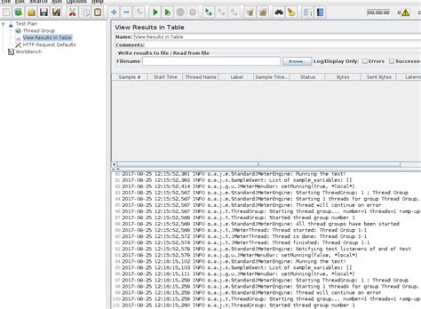 Error Message When Running Jmeter Test Stack Overflow