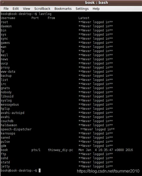 Linux下查看当前用户、所有用户的方法linux查看所有用户 Csdn博客